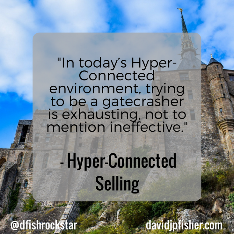 Hyper-Connected Selling Idea #19 - David J.P. Fisher