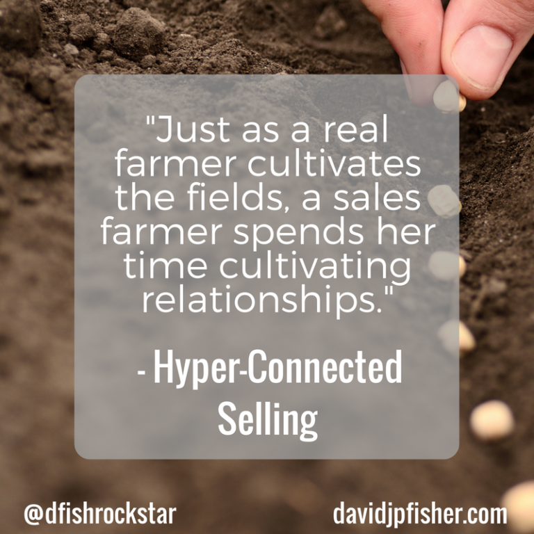 Hyper-Connected Selling Idea #34 - David J.P. Fisher